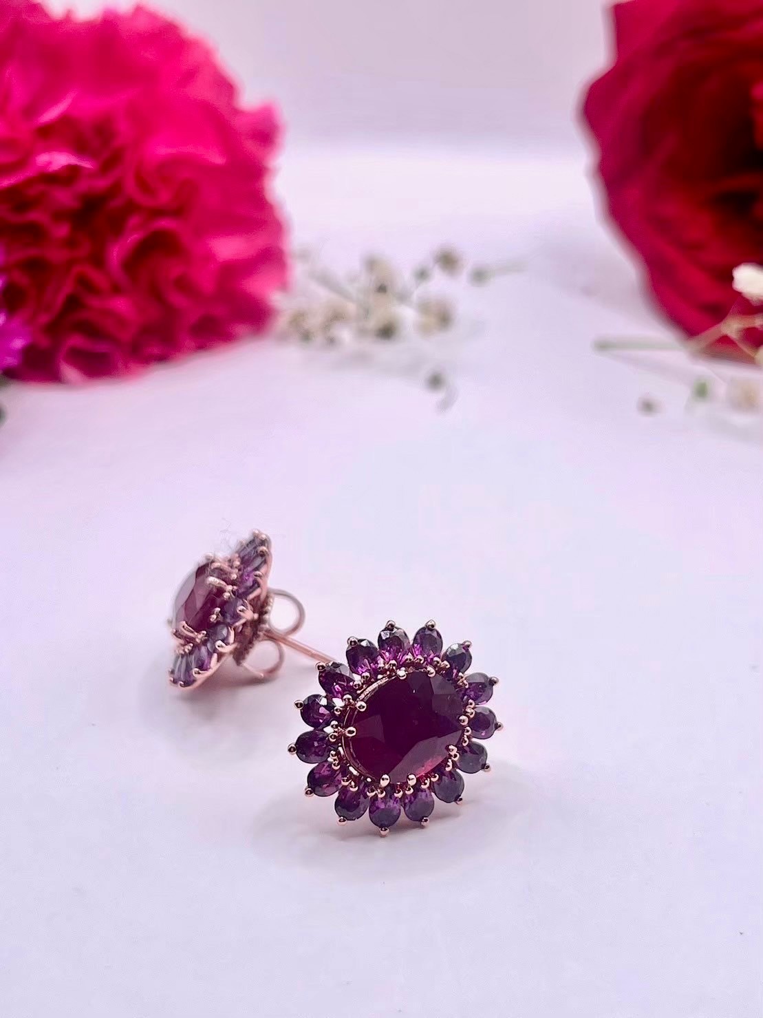 Empress Ruby Earrings - ralynnet