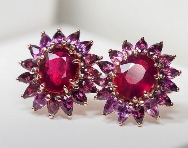 Empress Ruby Earrings - ralynnet